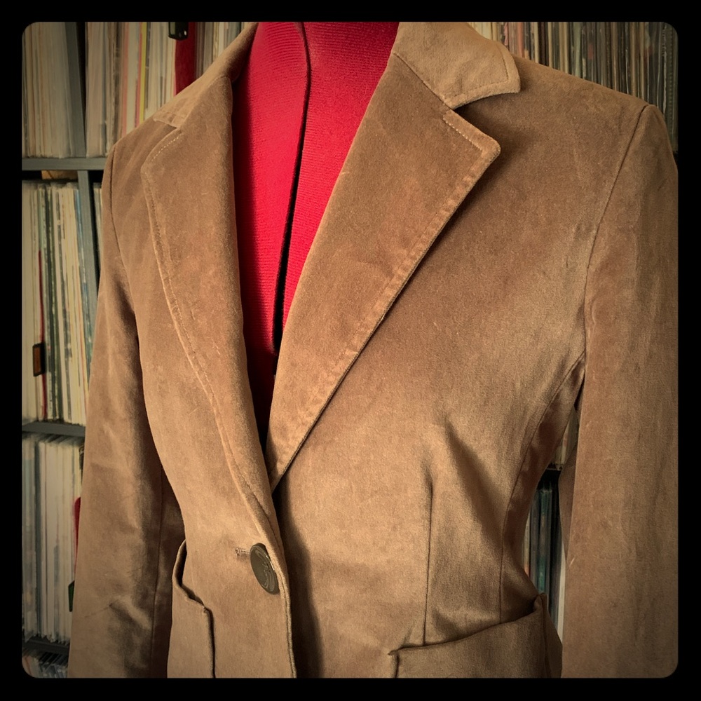 Sweet And Chic Velvety Soft Fawn Jacket - Gem